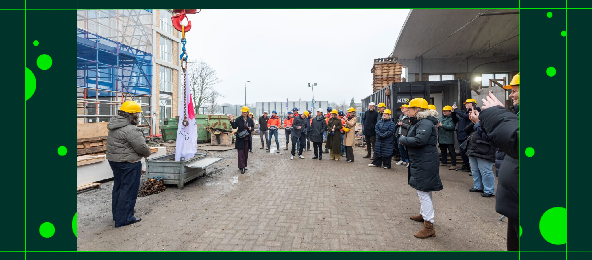 Viering voortgang bouw Het Gastenhuis | Nieuwbouw De Caai